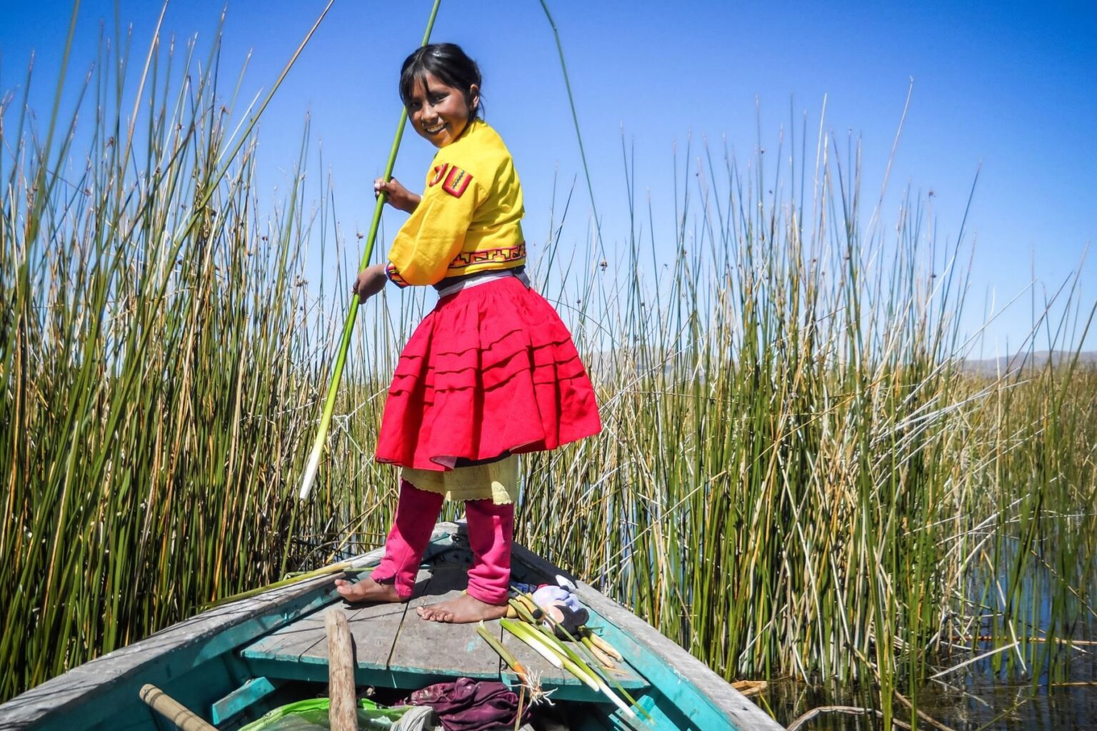 El mundo de los Uros retratado por sus niños - Vive Candelaria
