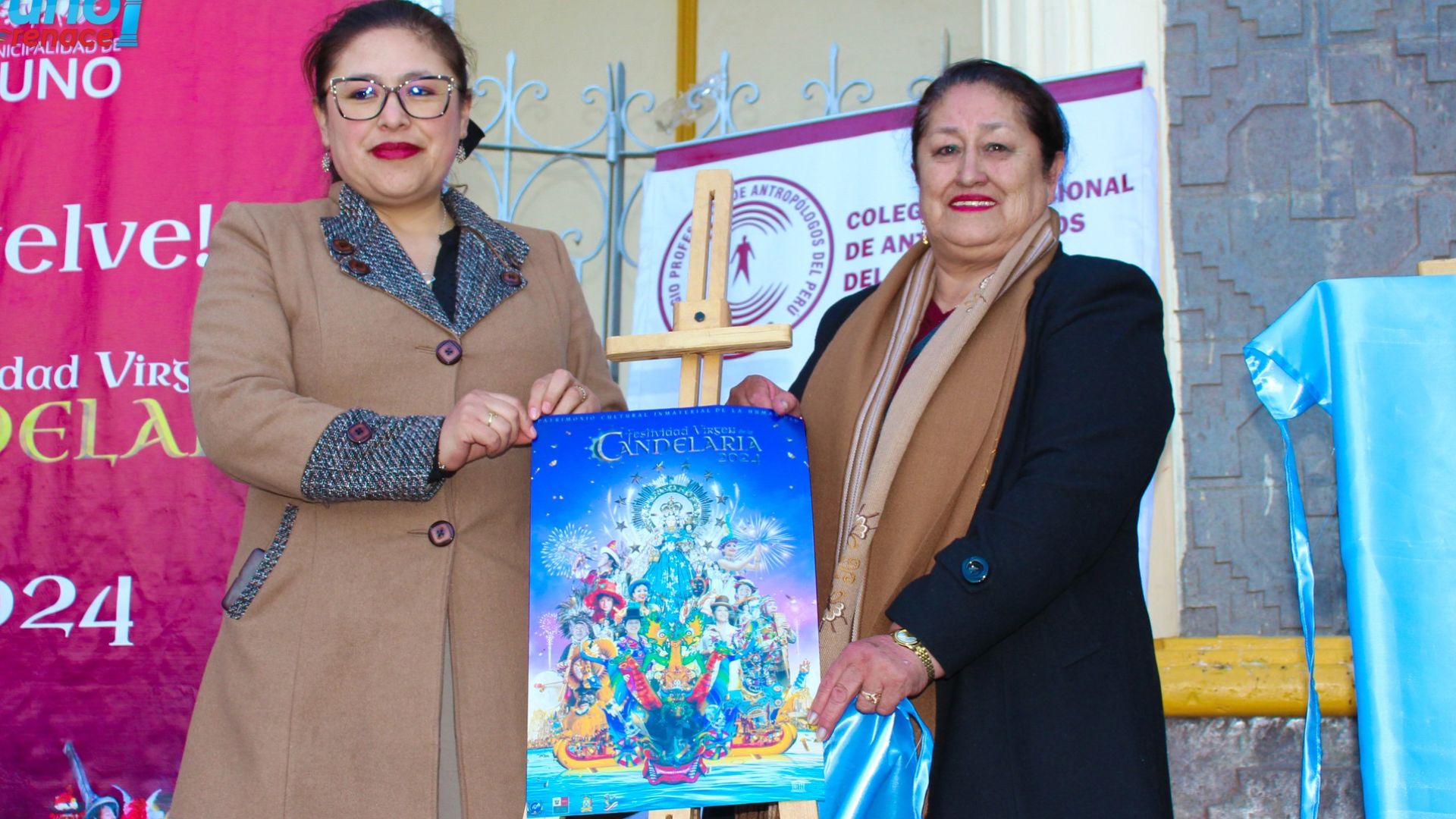 Presentan imagen del afiche oficial de la Candelaria 2024 y premian a autores - Vive Candelaria